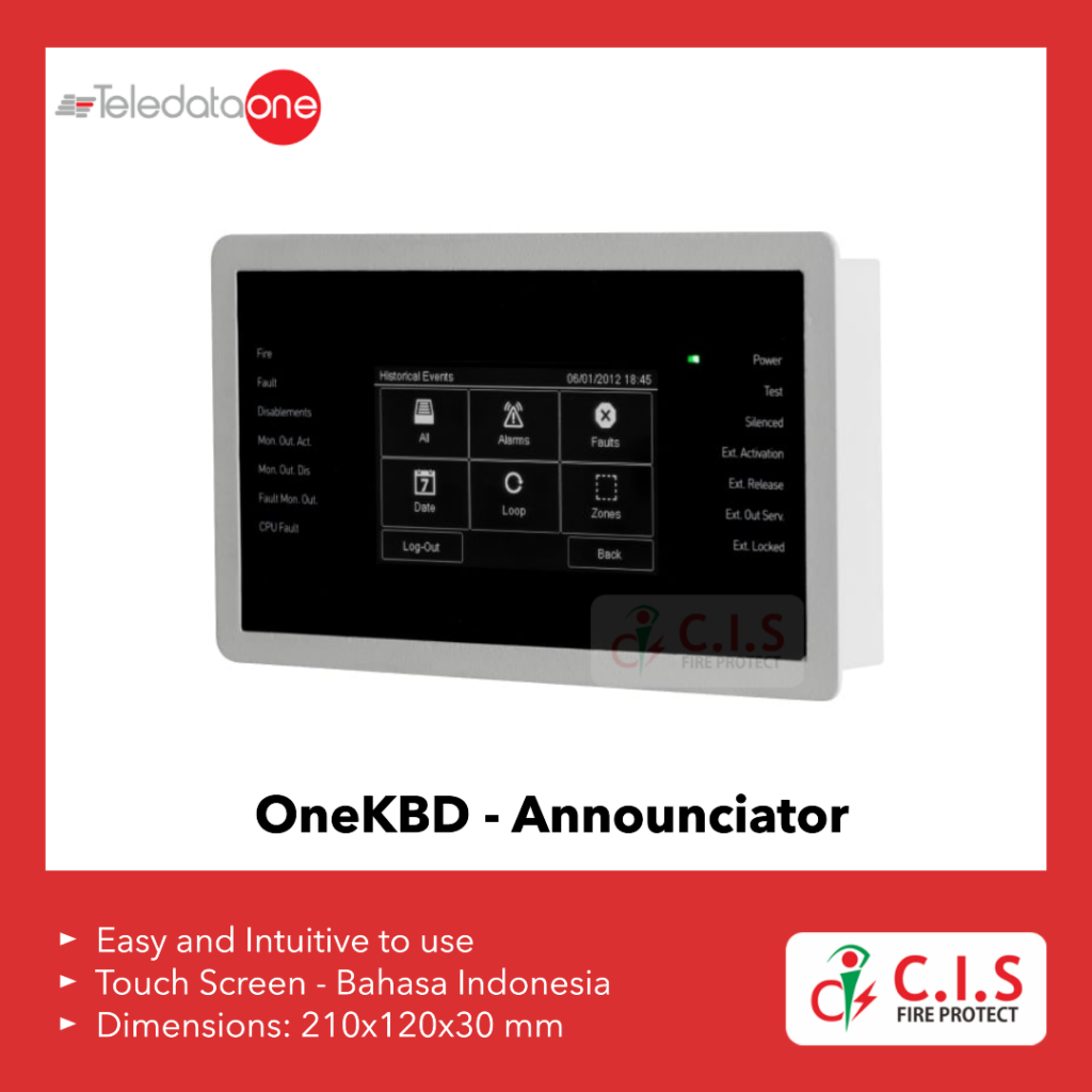 Teledata One Fire Alarm System - PT. Cipta Integra Sukorindo